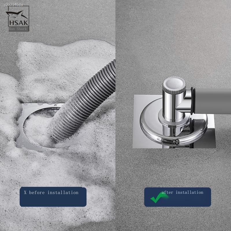 COD/Washing machine water floor drain tee joint special balcony ...