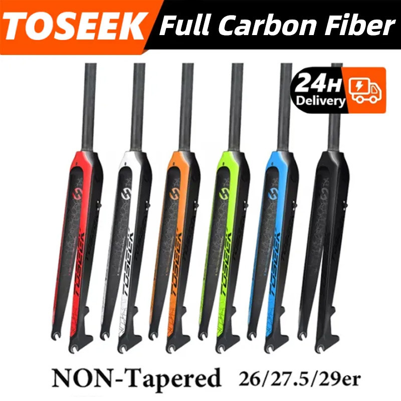 TOSEEK MTB Full Carbon Fiber front Fork Bikes High strength and ...