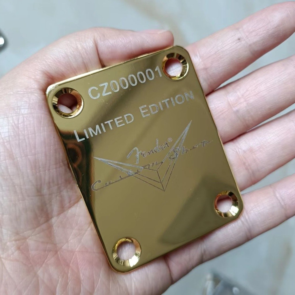 Limited Edition Custom Shop Guitar Neck Plate For Fender Stratocaster ...