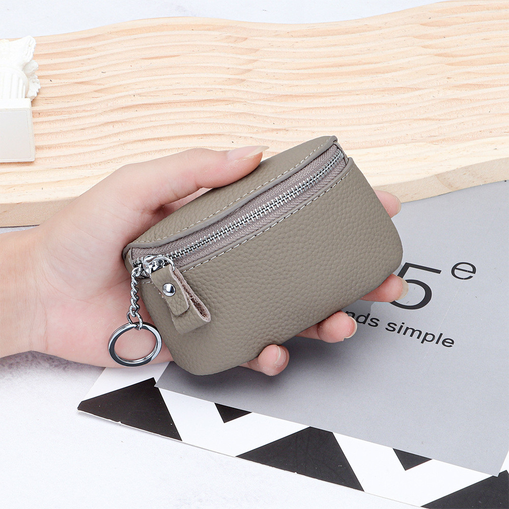 Cowhide Mini Coin Purses For Women Compact And Lightweight Coins Pouch ...
