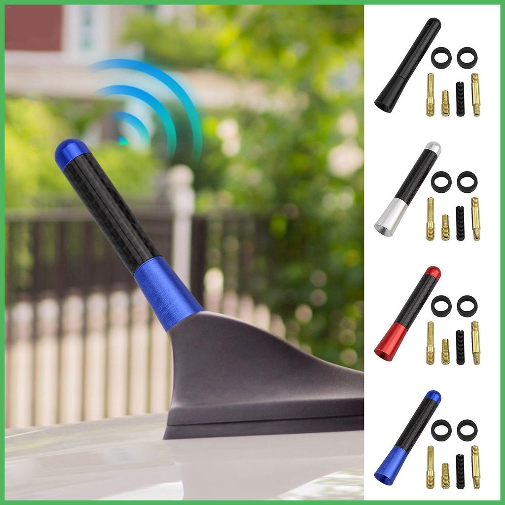 Auto Antenna Replacement Short Carbon Fiber General Car Antenna 8cm ...
