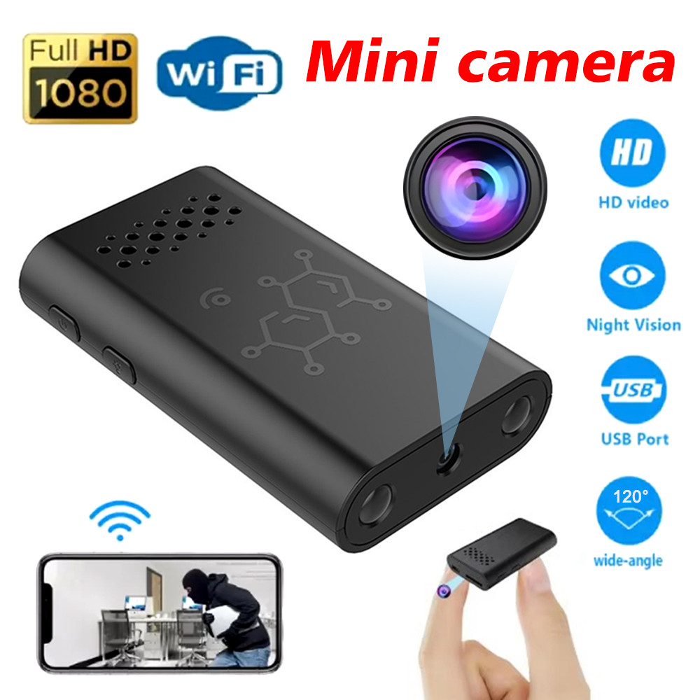 1080P HD smallest mini camera wifi ip webcam remote monitoring small ...
