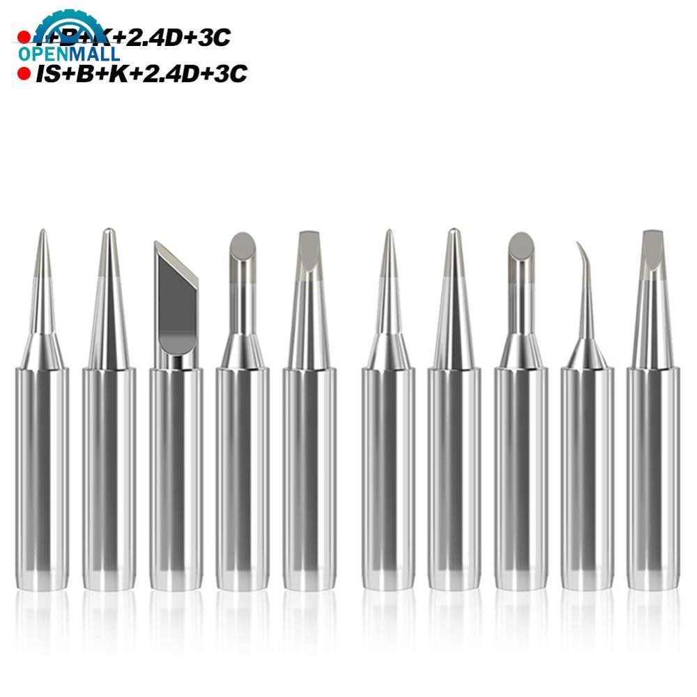 OM 5pcs 900M-T I+B+K+2.4D+3C Electric Soldering Iron Tip Lead-free ...