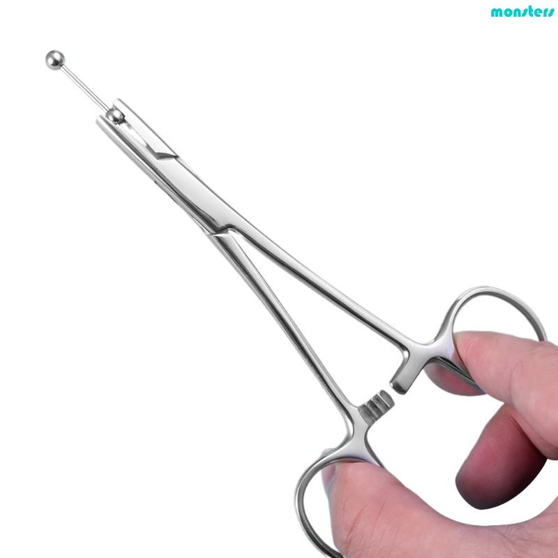 Mon Unscrew Tight Piercing Jewelry Pliers 3 4 5mm Steel Piercing Tool ...