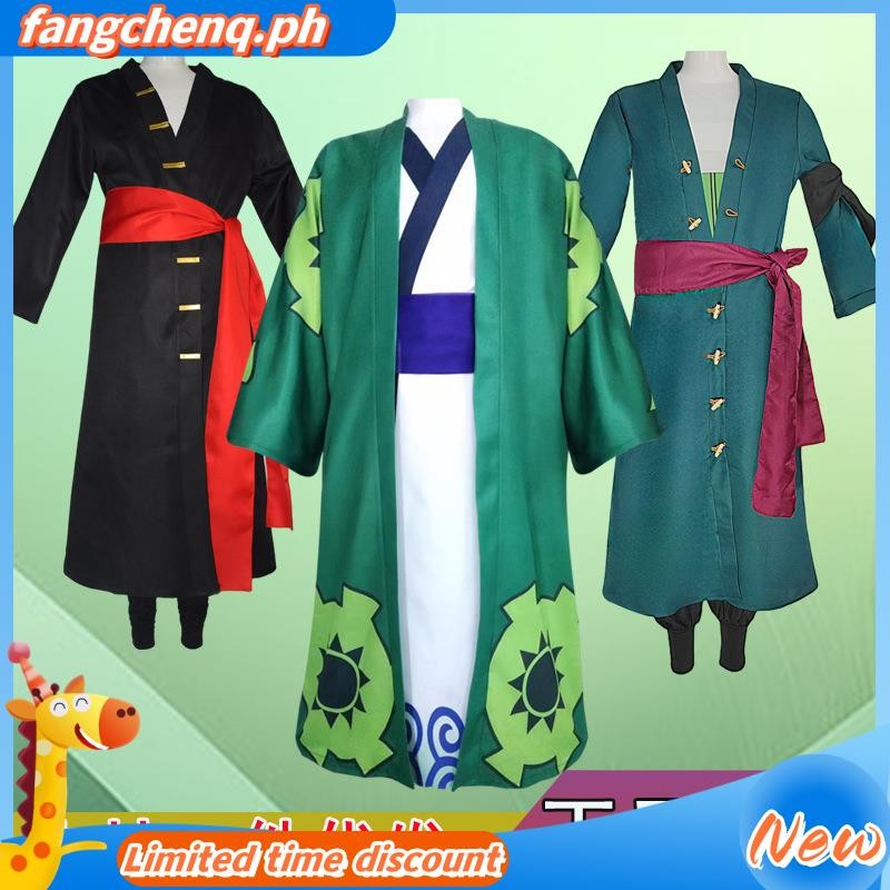 Anime One Piece Roronoa Zoro Cosplay Costume For Men Kid Boys Zoro ...