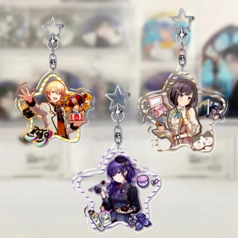 Kamishiro Rui Akiyama Mizuki Anime KeyChain Asahina Mafuyu Men Key ...