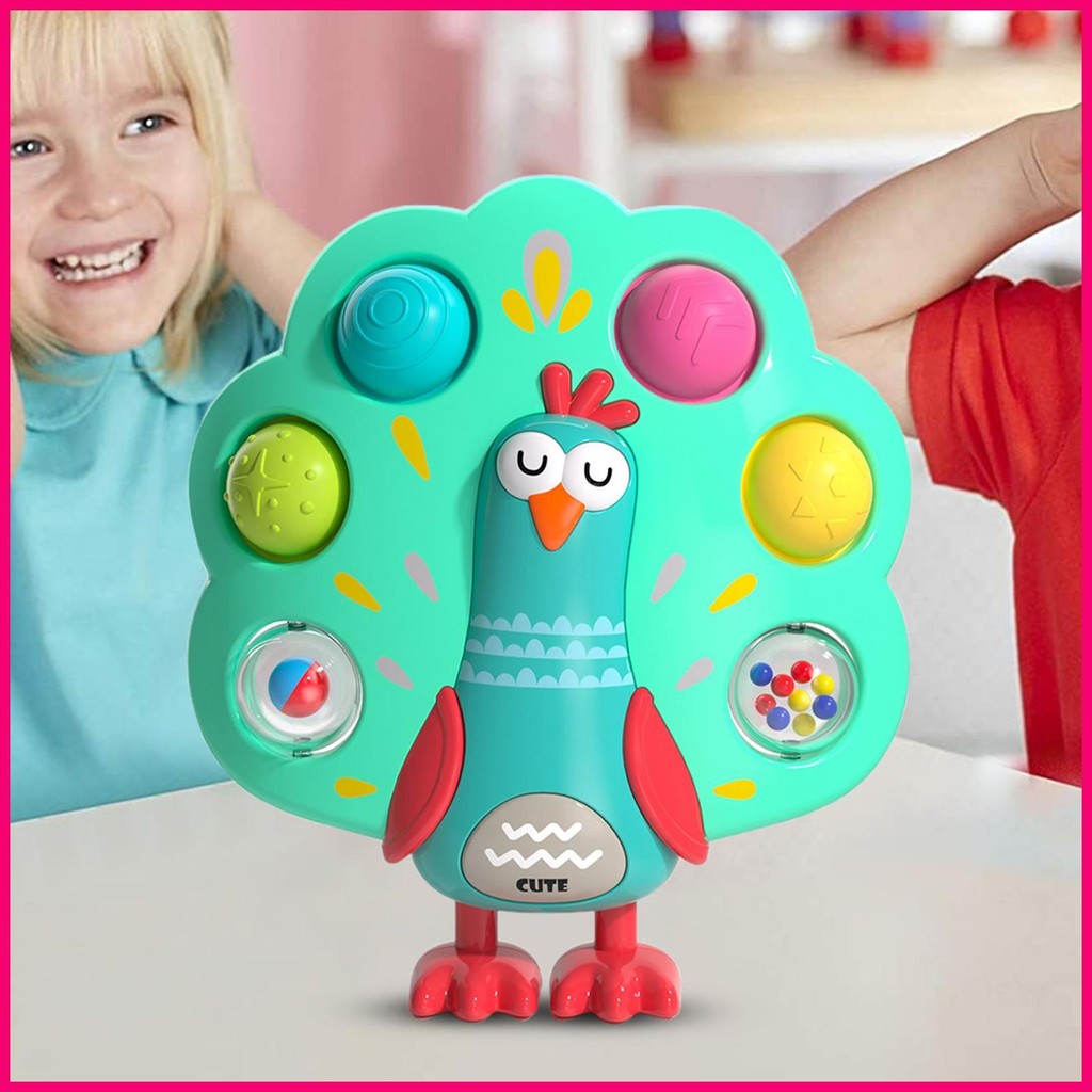 Sensory Fidget Popper Multi-Textured Sensory Fidget Toy Bird Shape ...