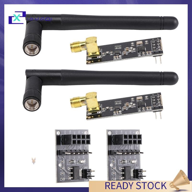 【Xiongqi】2Pcs NRF24L01+PA+LNA RF Transceiver Module with SMA Antenna 2. ...