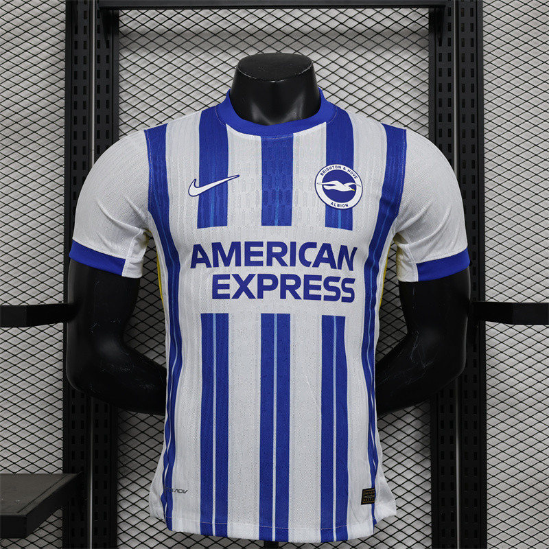 Player Version 2024/25 Brighton Home Shirt Football Jersey and T-shirt ...