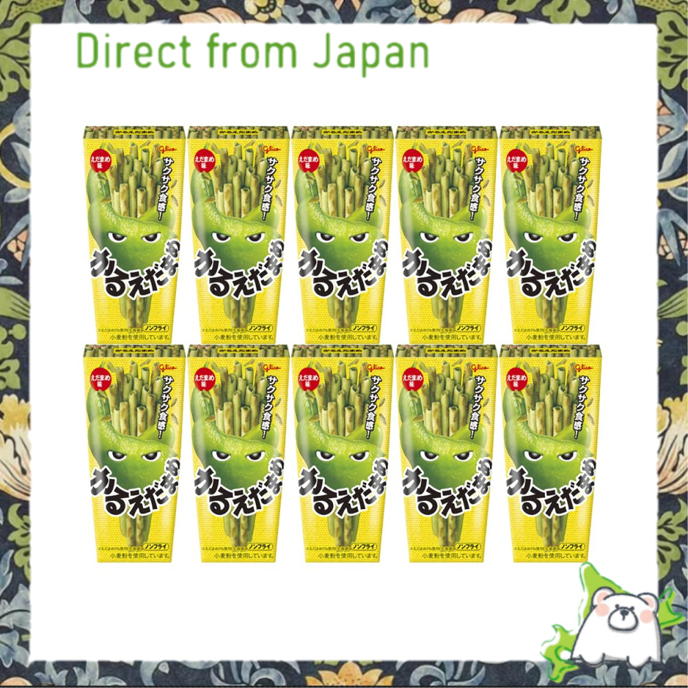 【Direct from Japan】Ezaki Glico Karue Dame (Edamame Flavor) Snack Snack ...