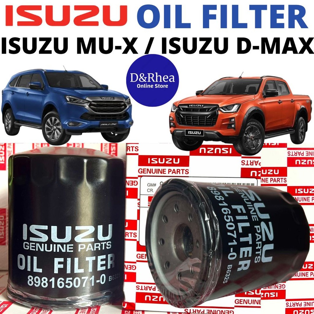 ISUZU Oil Filter for Isuzu Mux MU-X / Isuzu Dmax D-MAX 2012 to 2018 (8 ...