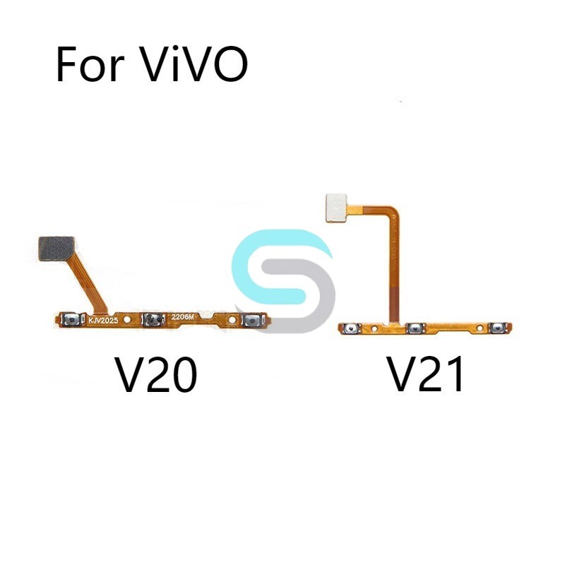 Power Volume button flex For Vivo V20 V21 4G Switch ON OFF Key Mute ...