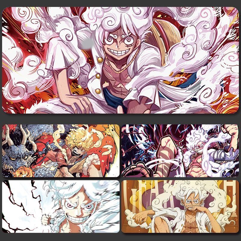 Mouse Pad Oversized Nika Luffy Five-speed Anime Boy Two-dimensional One ...