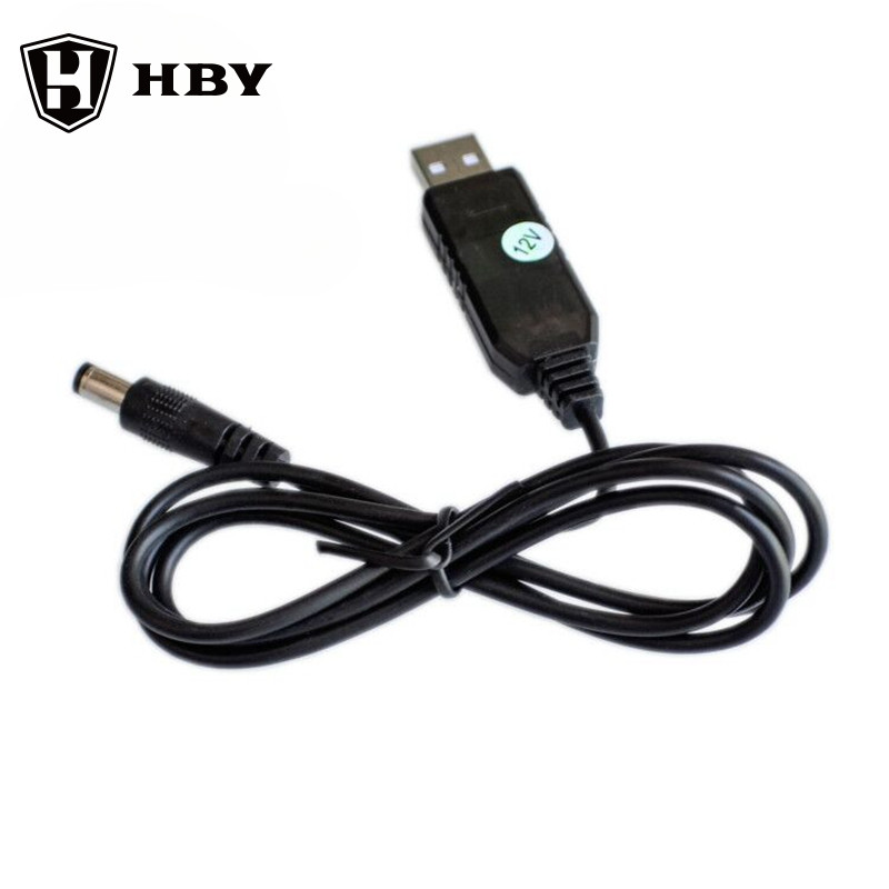 USB Boost Cable DC TO 5V/9V/12V Power Bank Module Interface 5.5 * 2.1MM ...