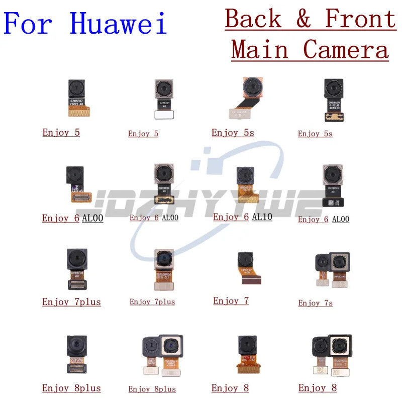 Original Back Real Main And Front Facing Camera Module Sensor Flex Cable For Huawei Enjoy 5 5s 6 ...