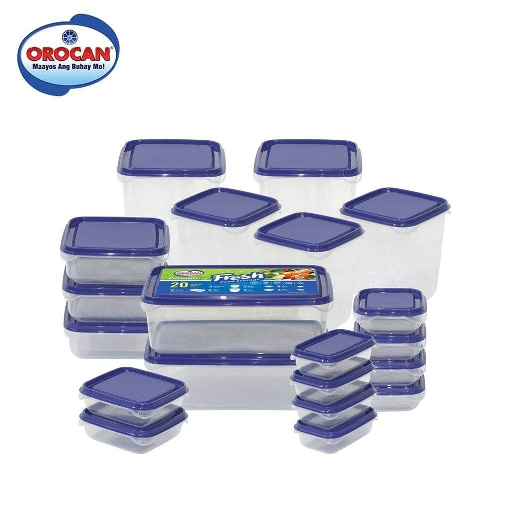 Orocan FS020 Cucina Uno Fresh Food Storage 20pcs Food Keeper Set ...