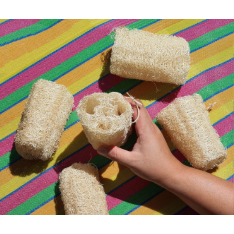 Loofah Sponge Body Scrub Natural Luffa Loofa Bath Shower Spa Dish Bowl ...