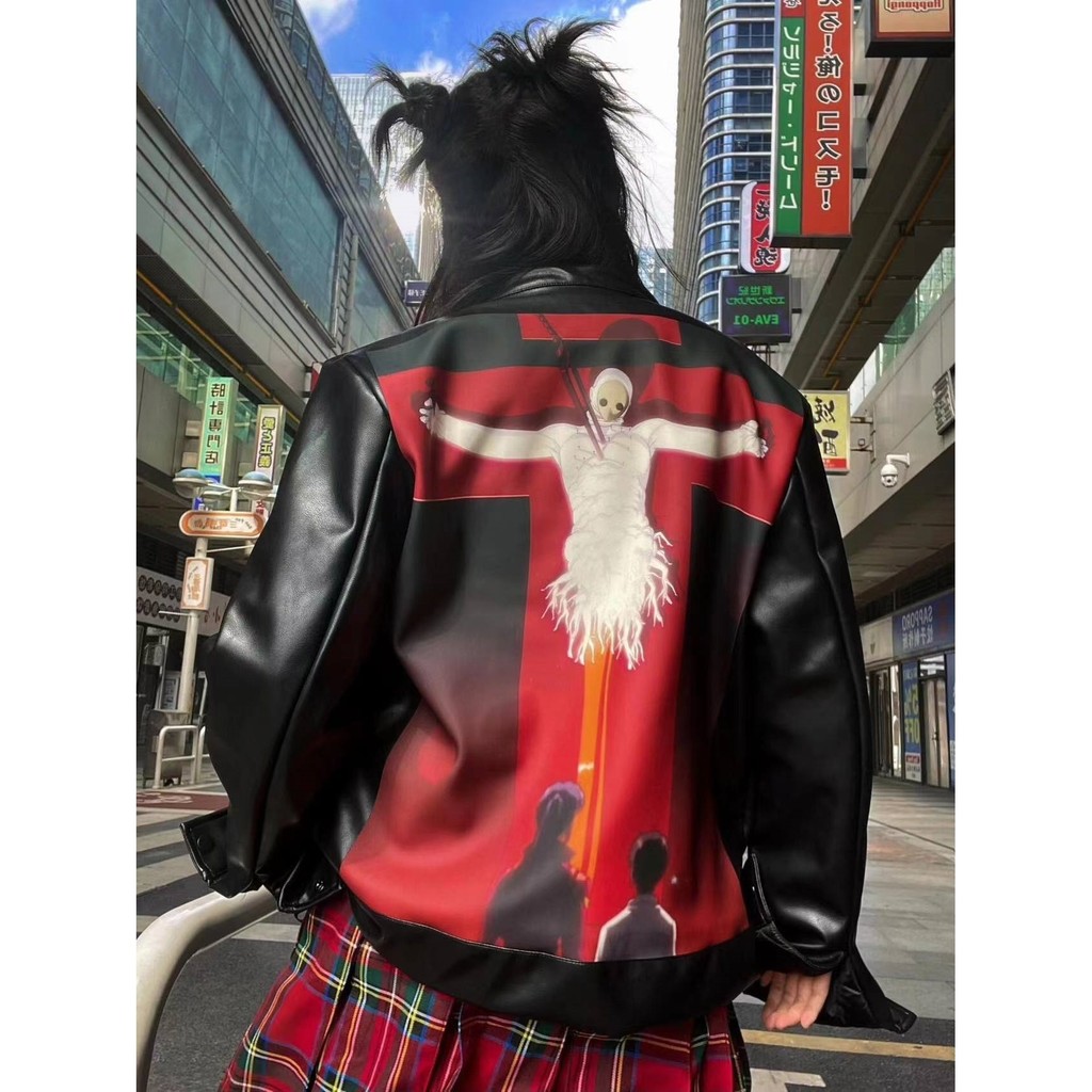 Eva Retro Jacket Street Wear European American Street Ruffian Handsome ...