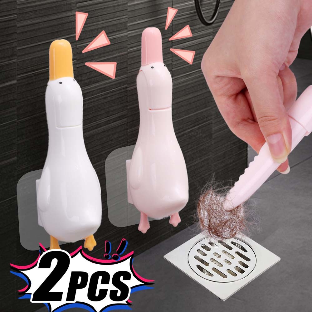 1/2PCS Cute Duck Shaped Cleaning Clip - Dust Stain Removal Shovel ...