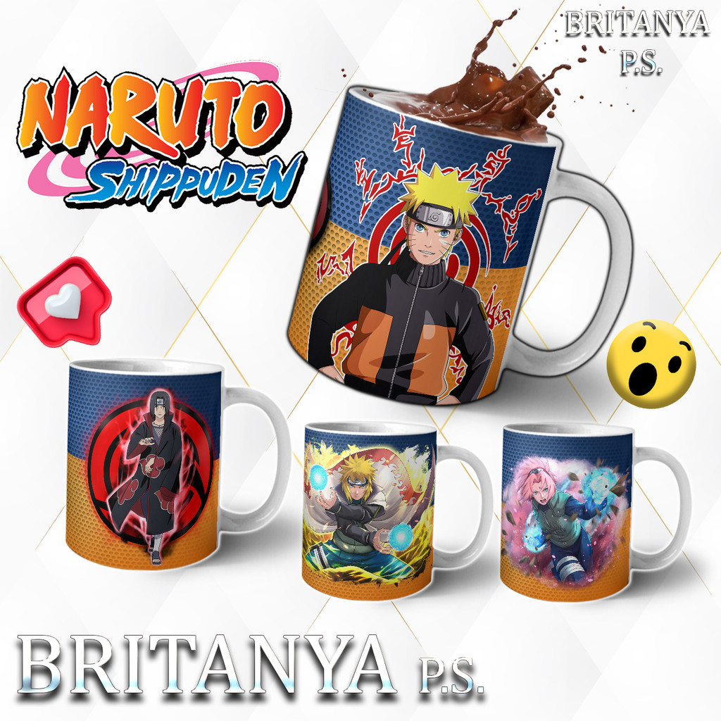 NARUTO SHIPPUDEN ANIME MUG DESIGN | Shopee Philippines