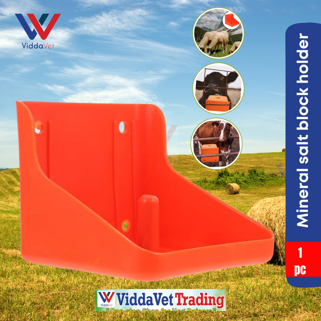 Viddavet Lick Brick holder Box Mounting Block Salt Livestock Salt Block ...