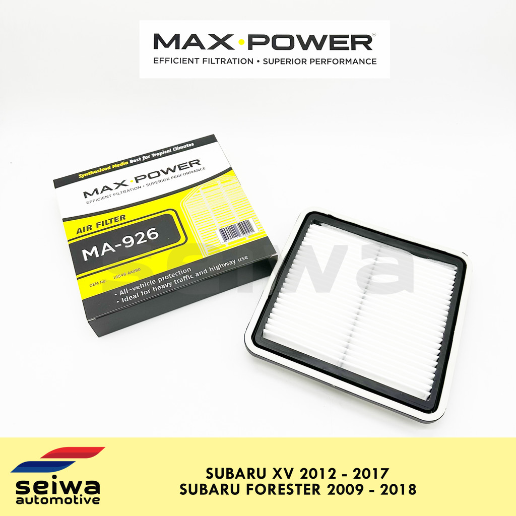 [2009 - 2018] Subaru Forester Air Filter - [2012 - 2018] Subaru XV Air ...