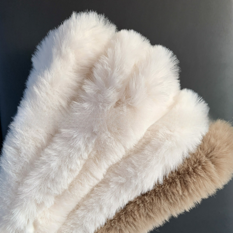 1m 40mm Twist Stick Plush Iron Wire Twist Strip Artificial Rabbit Hair ...