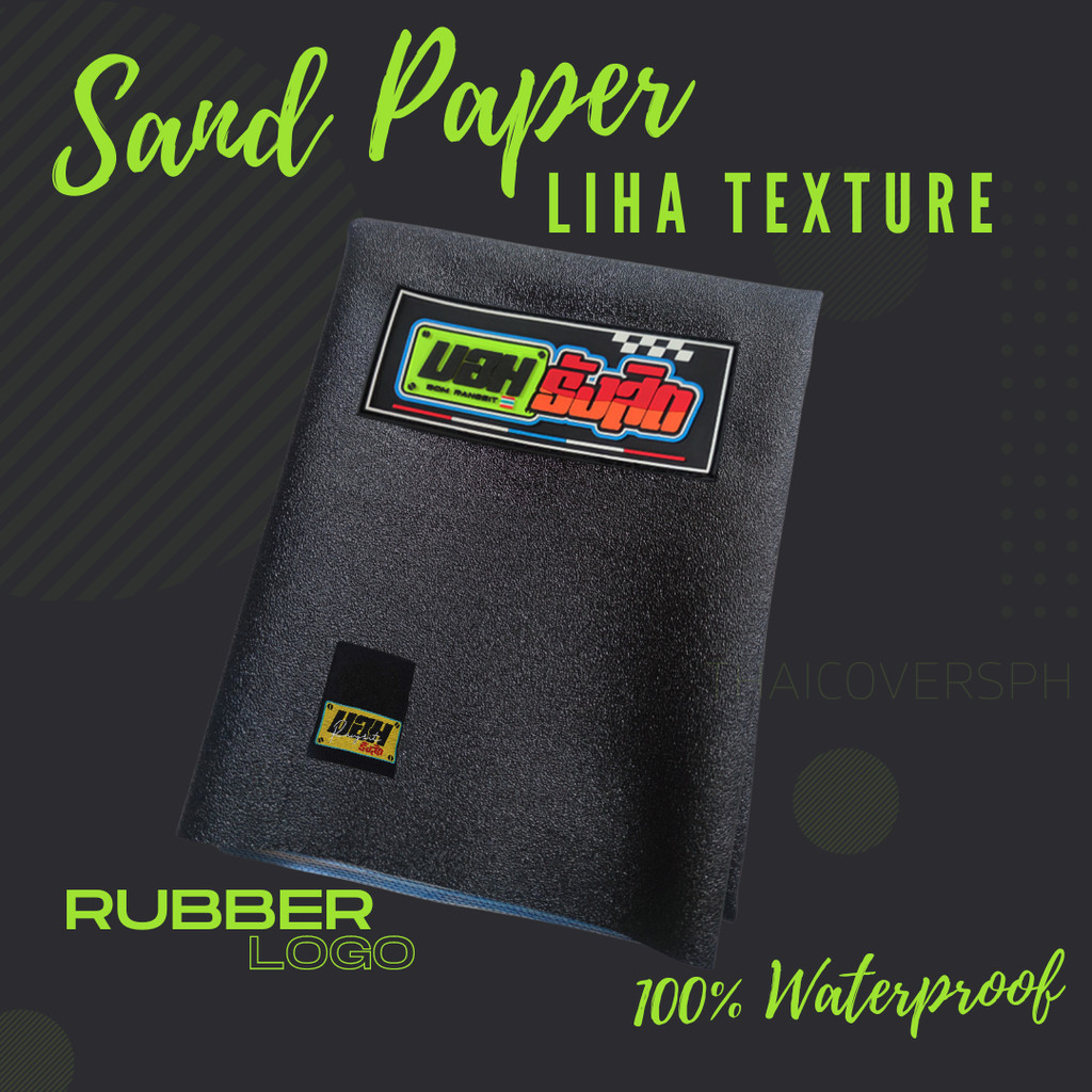 BOM RANGSIT SEAT COVER RUBBERIZED LOGO WATERPROOF LIHA TEXTURE NO TAHI ...