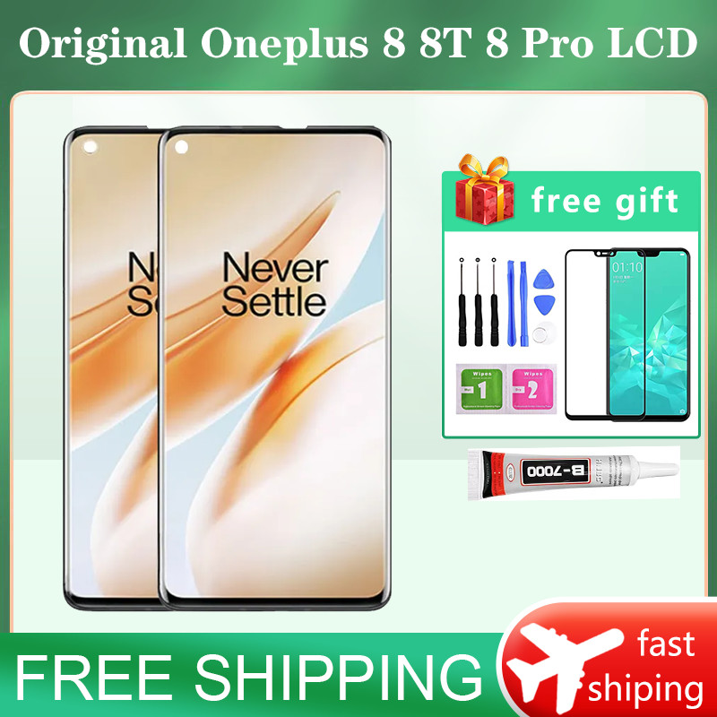 Original AMOLED Oneplus 8 8T 8 Pro LCD Display Touch Screen Digitizer Replacement | Shopee ...
