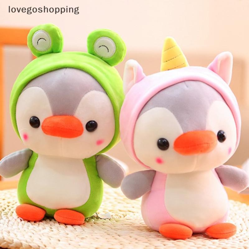 【lov】 Penguin Plush Toy Animal Penguin Cosplay Bee Frog Dinosaur ...