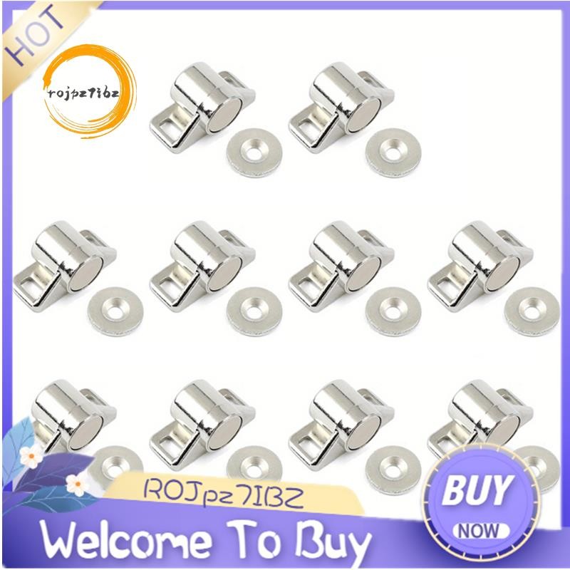 10PCS Magnetic Cabinet Door Catch with Neodymium Magnet Cabinet Latch ...
