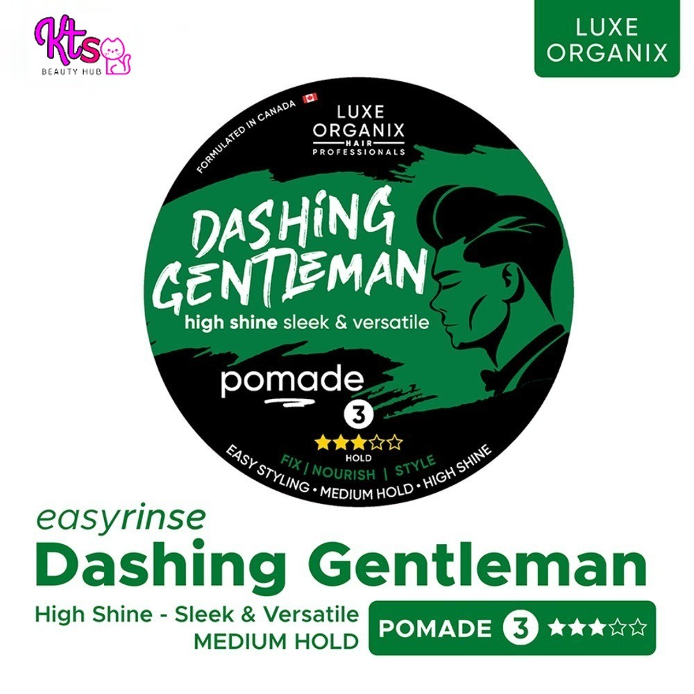 LUXE ORGANIX Hair Professionals Dashing Gentleman High Shine Sleek and ...