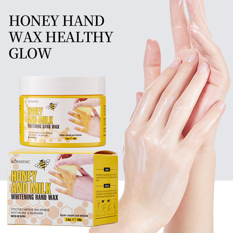 Milk Hand Wax Peel Off Hand Mask Exfoliating Brighten Nourishing ...