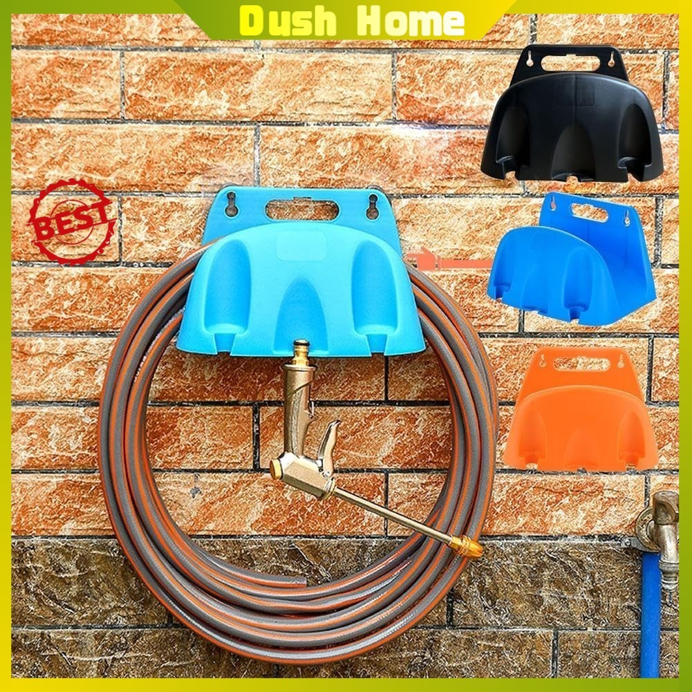Garden Hose Holder, Wall-Mounted Heavy Duty Hose Bracket, Wall Mount ...