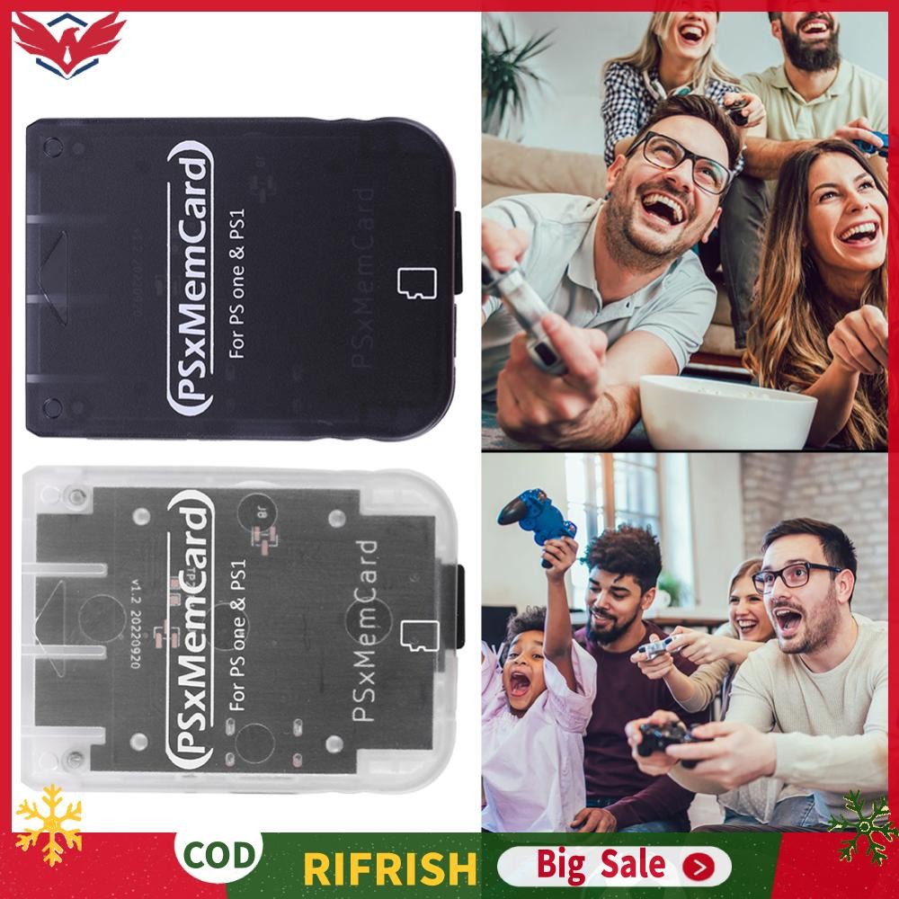 [Rifrish.ph] For Psxmemcard PS1 Memory Card Support MicroSD Card for ...