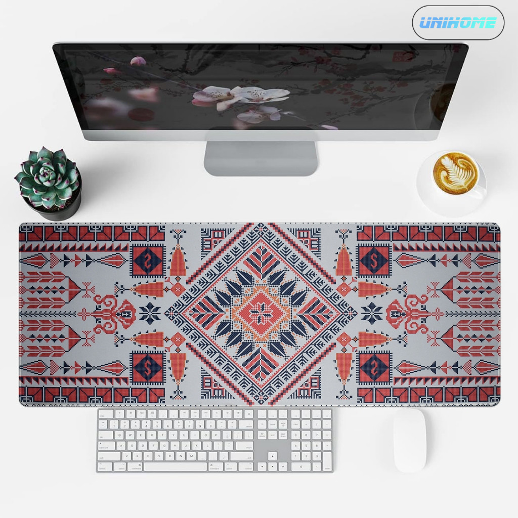 Persian Style Mouse Pad Minimalist Design,Non-Slip Rubber Base for ...