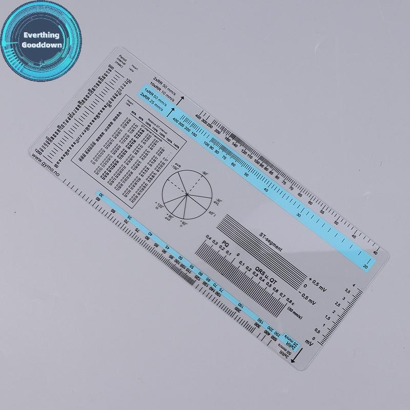 EVERTHING ECG Ruler ECG Student Pocket Reference Guide ...