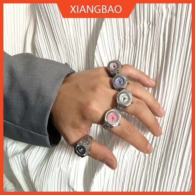 xiangbao Women Finger Watch Quartz Ring for Men Women Finger Watch for ...