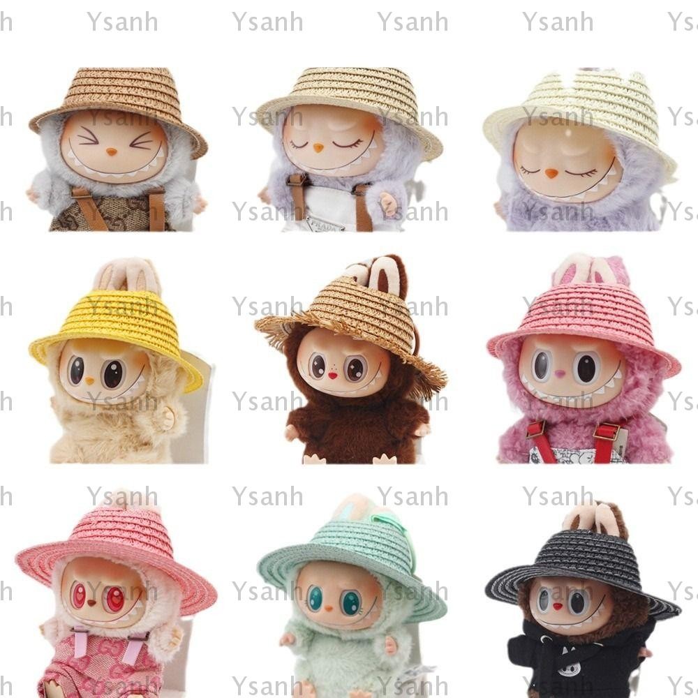 YSANH 17cm Labubu Doll Labubu Doll Hat, Labubu Time To Chill Filled ...