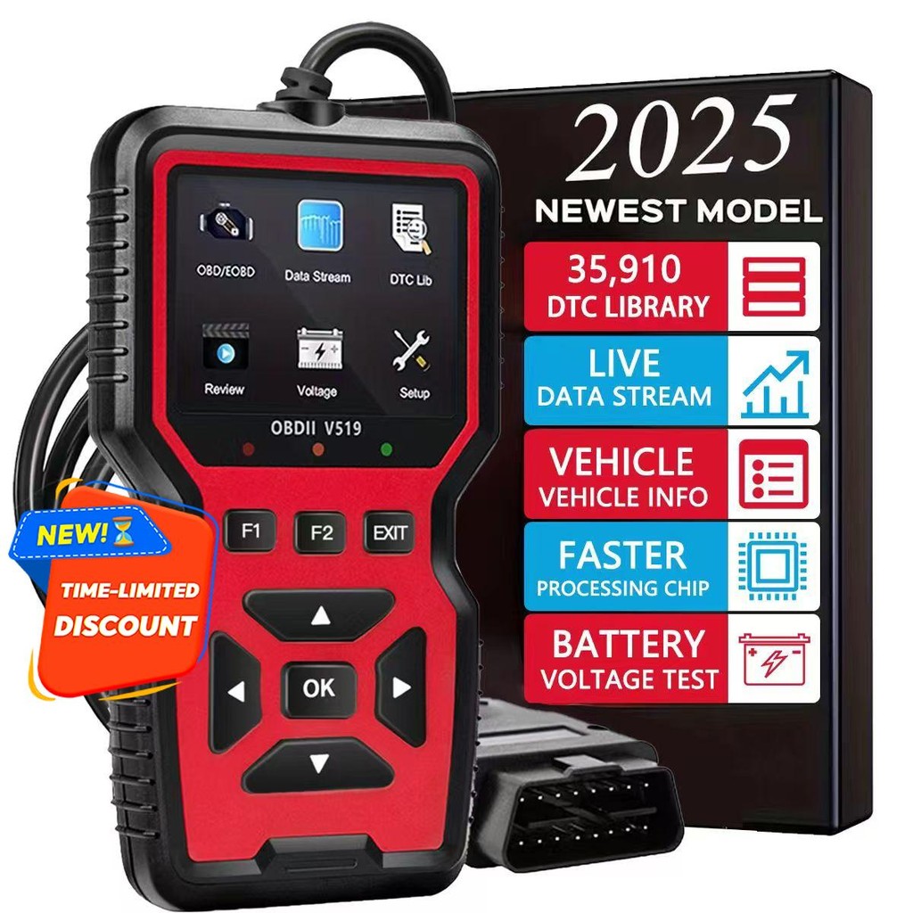 The V519 Obd2 Scanner Is A Professional Tool for Real-time Data, Engine ...