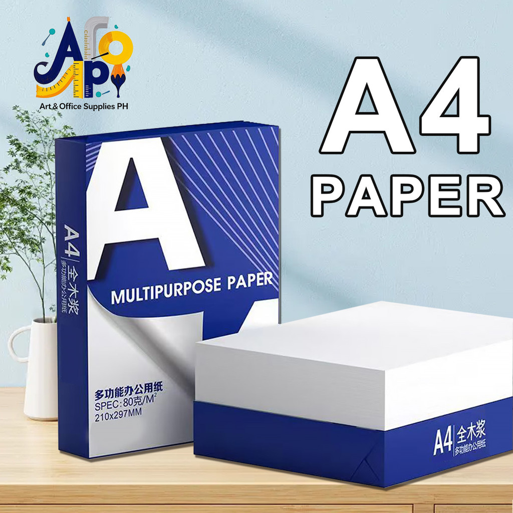 100/500Sheets Hard Copy Bond Paper A4 70/80 gsm Thickened Copy Paper School Supplies | Shopee ...