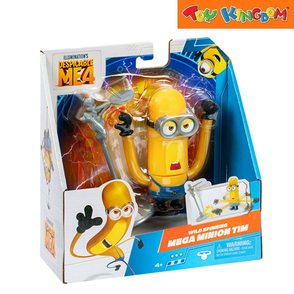Despicable Me 4 Wild Spinning Mega Minions Tim Action Figure | Shopee ...