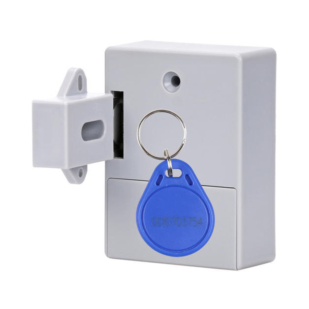 T3 Cabinet Smart Locks Invisible Sensor RFID IC Card Shoe Drawer Door ...