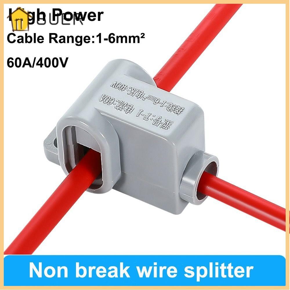 SUER1EN High Power Splitter, High Power Conductor Brass Quick Terminal ...