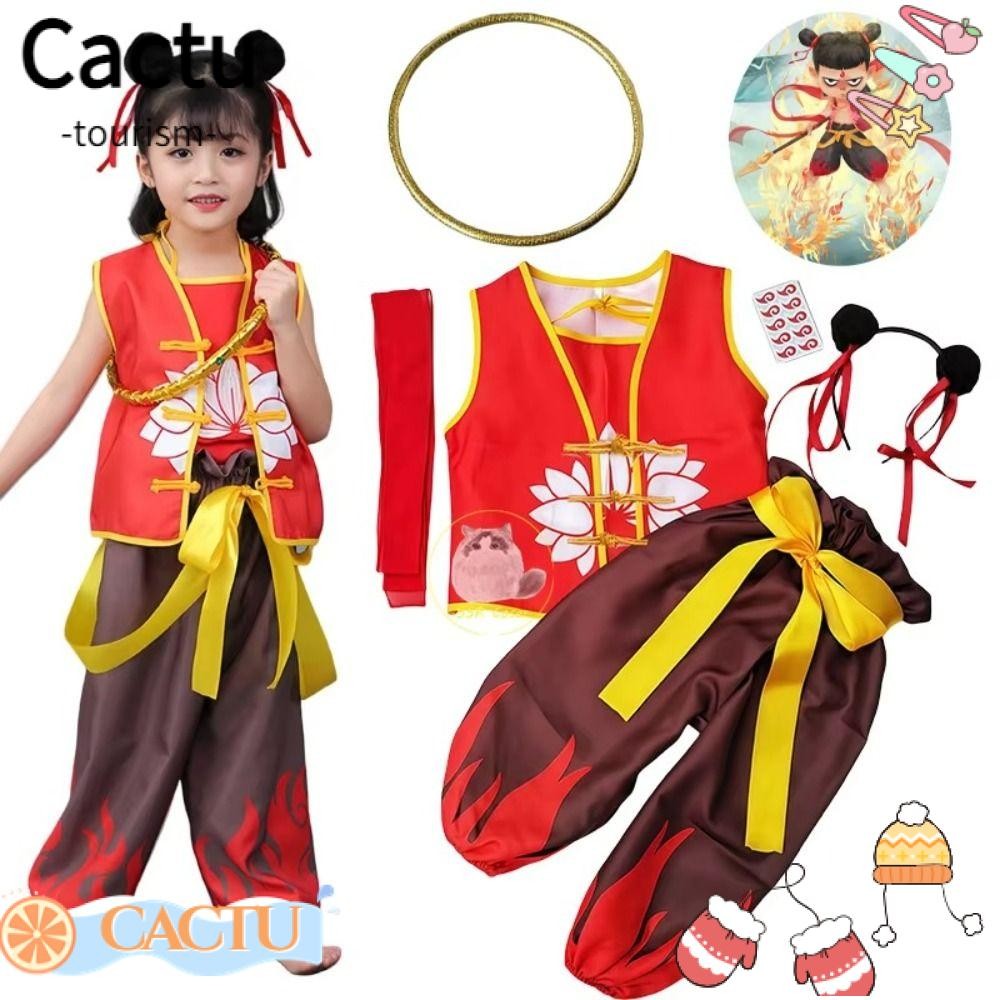 CACTU Nezha , Performance Outfit Nezha Movie 2 Nezha Cosplay Costume ...
