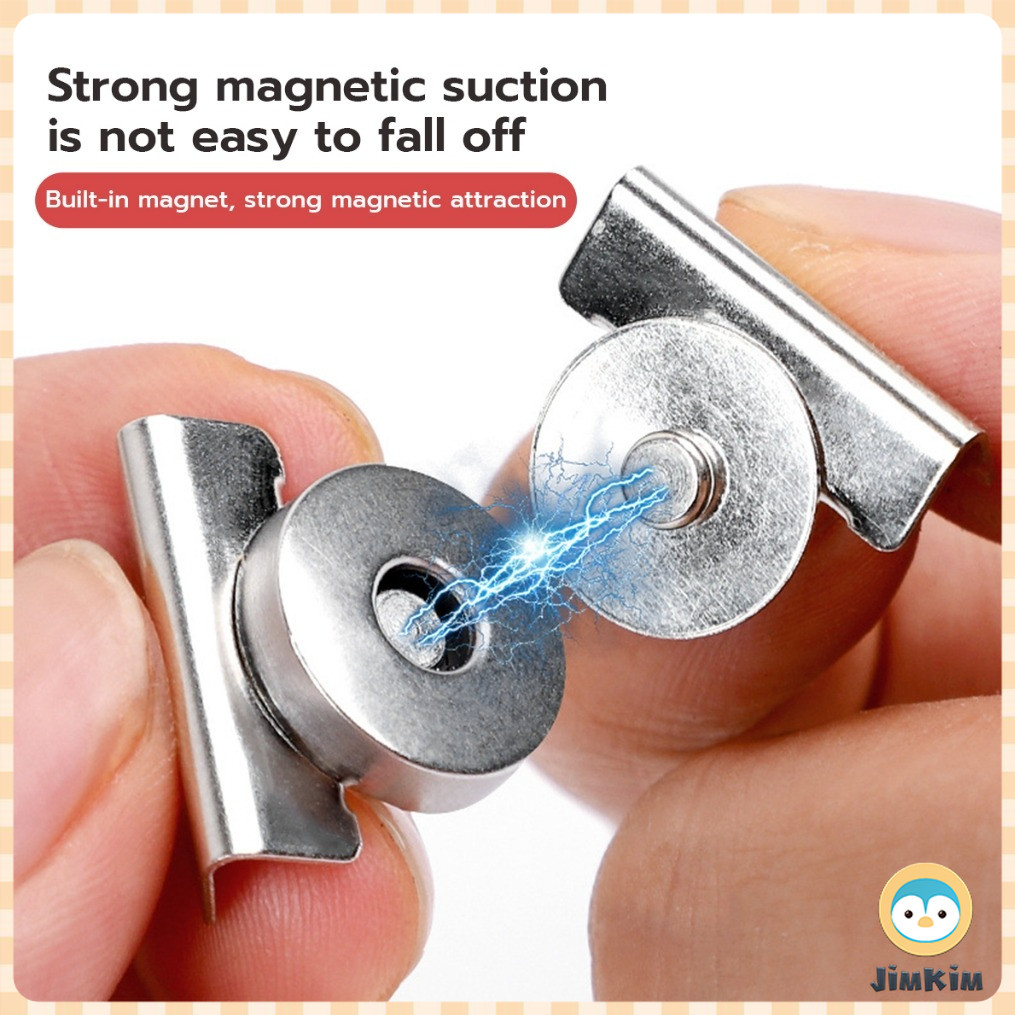 JimKim 1 set Magnetic Buckle Clip Suction Concealed Seamless Button Bag ...