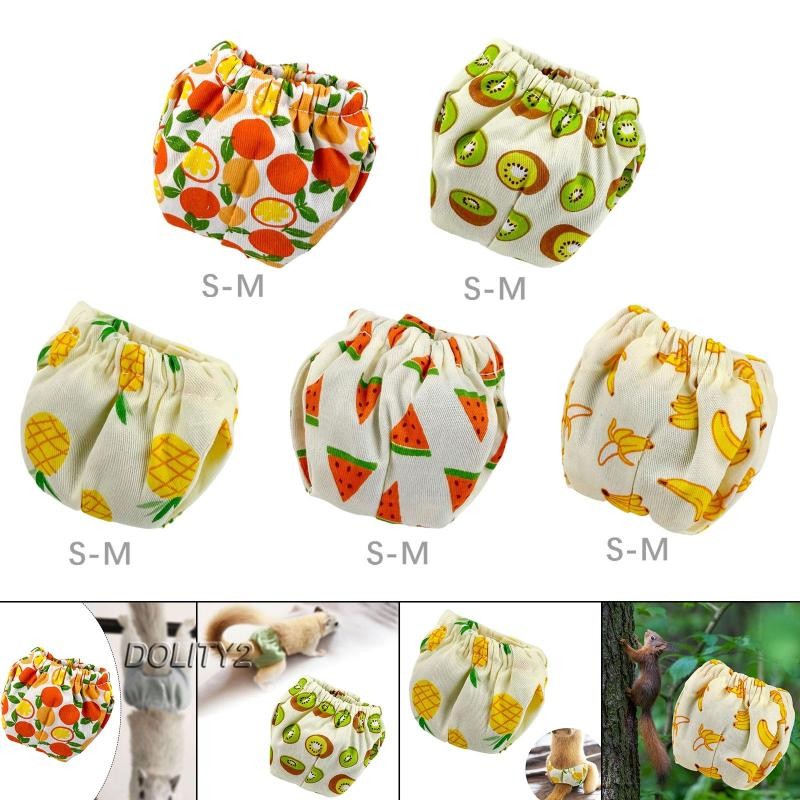 [Dolity2] Squirrel Diapers Guinea Pig Diaper Elastic Band Small Pet ...