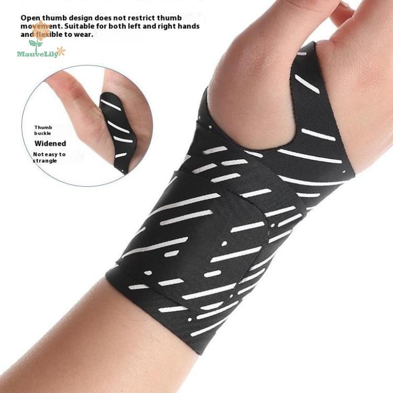 LILY Fixed Sport Wrist Guard Wrist Sprain Tendonitis With Fastener Tape ...