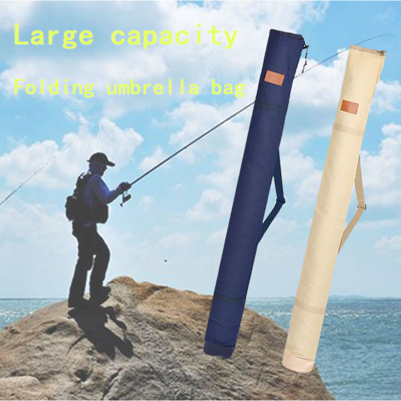 Fishing Rod Bag Canvas Folding Bag 120CM 130CM 140CM Multi Functional ...
