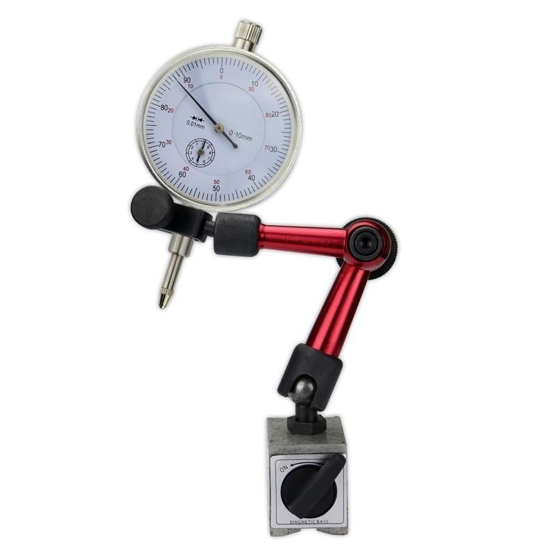 Shockproof Dial Indicator Probe 0-10mm Set Calibration Head Dial ...
